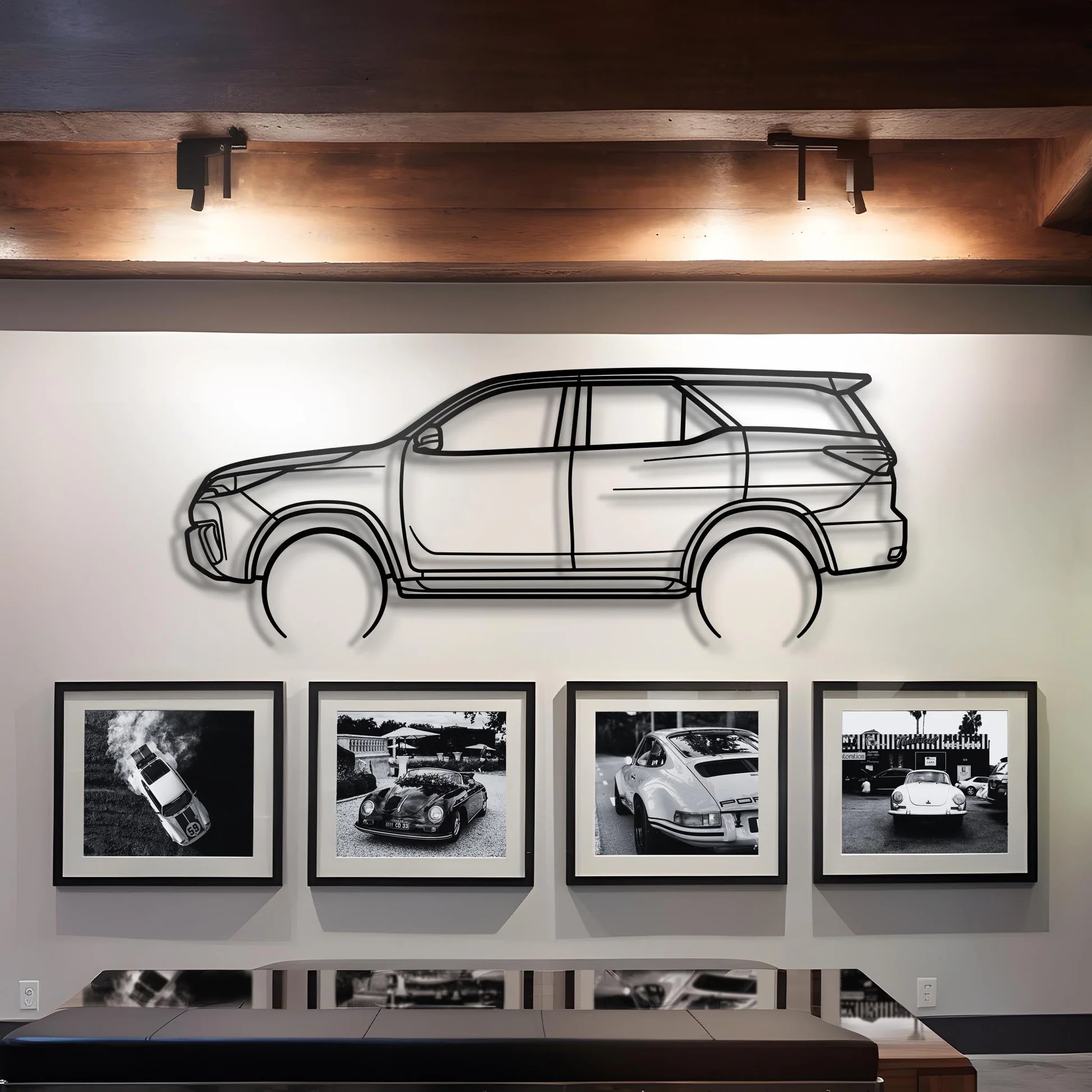Toyota Fortuner Metal Wall Art - Forged Cars