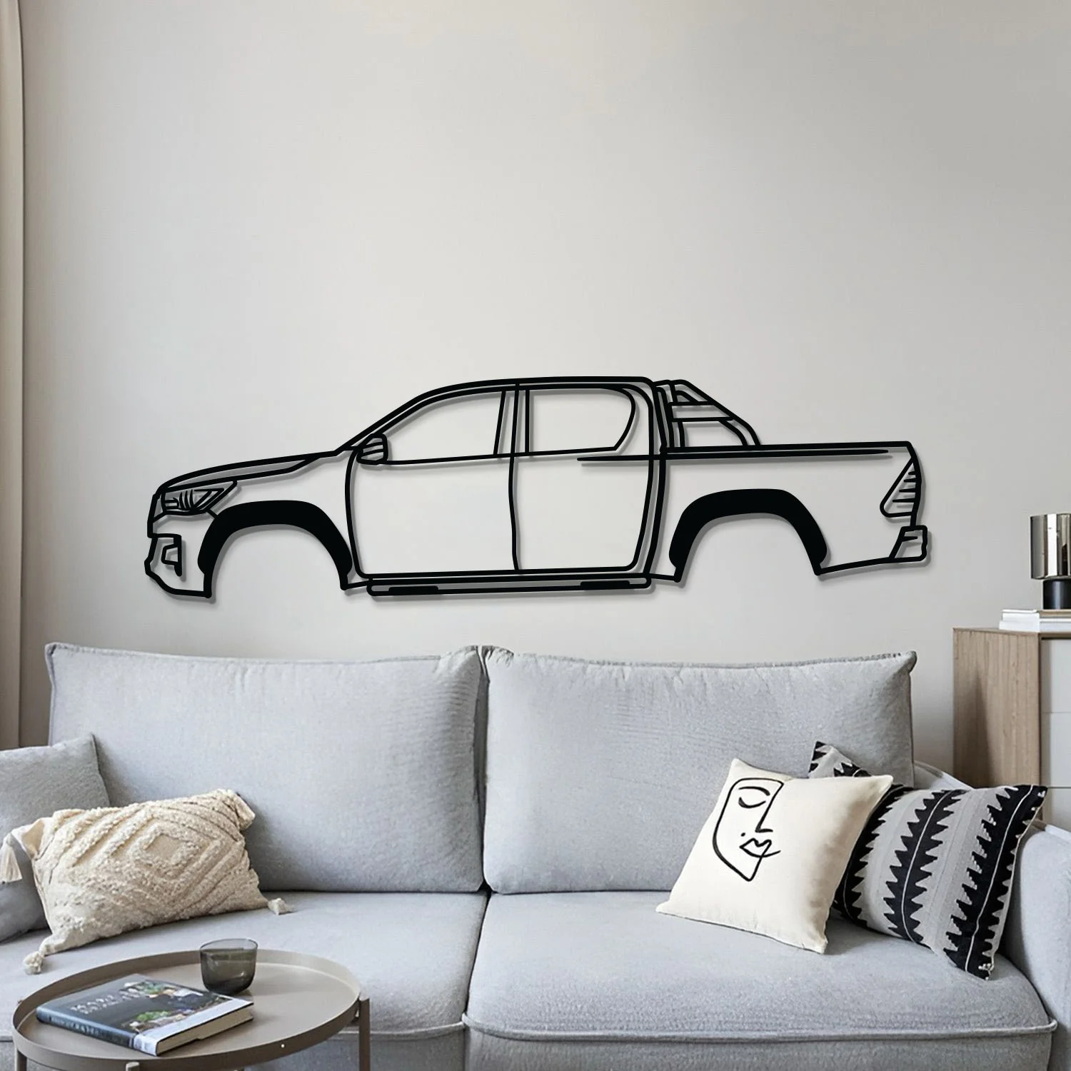 Toyota Hilux Revo Metal Wall Art - Forged Cars